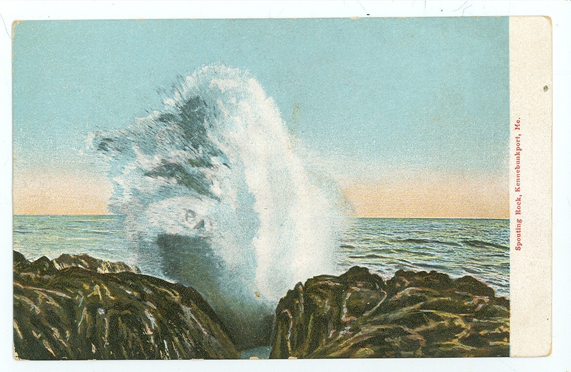 Kennebunkport, Maine, Spouting Rock (1901-07 era (KmiscME113 | eBay