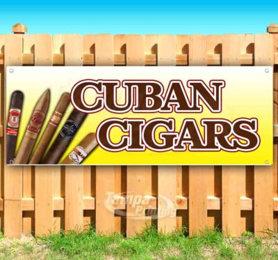 CUBAN CIGARS Advertising Vinyl Banner Flag Sign Many Sizes SB02668 | eBay
