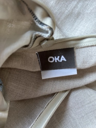 OKA Kabibi Shell Cushion Covers X2 Grey/Blue | eBay