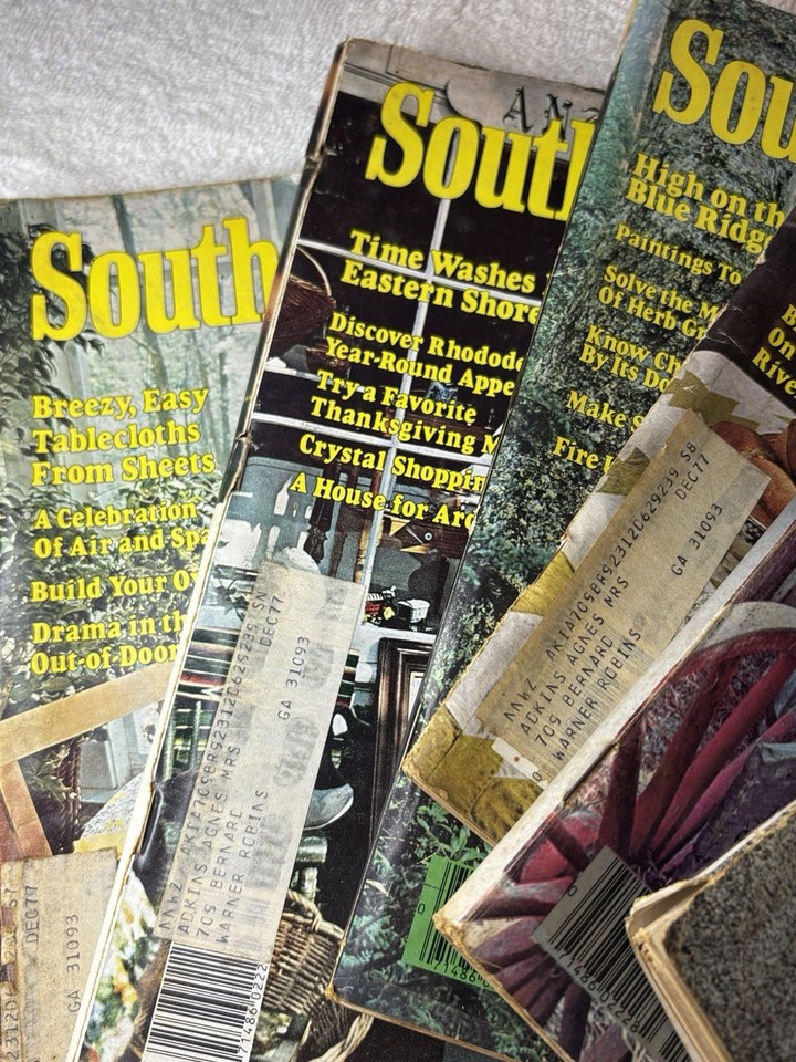 Lot Of 6 Vintage 1970’s Southern Living Magazines | eBay