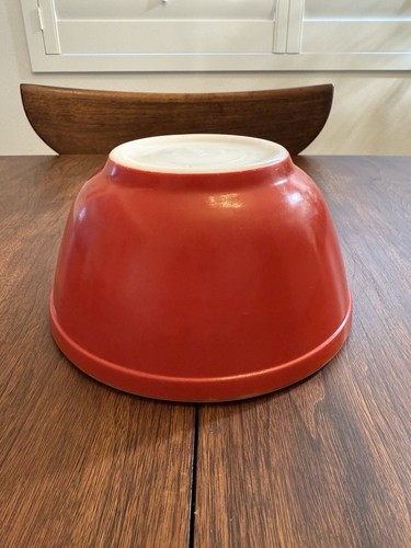 Pyrex 402 Red Mixing Bowl 1 1/2 Quart | eBay