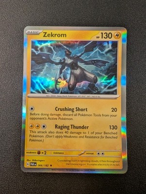Zekrom 066/182 Holo Rare Pokemon SV04:Paradox Rift NM/VLP | eBay