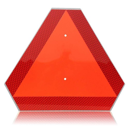 Slow Moving Vehicle Safety Sign Reflective Triangle for Golf Carts | eBay