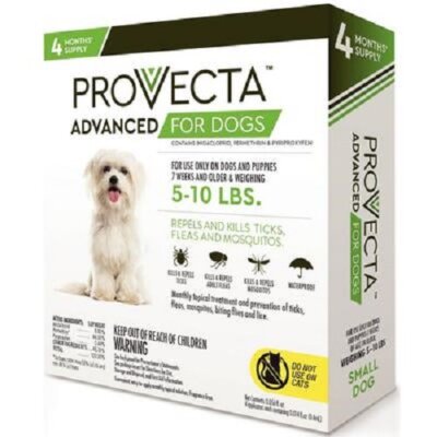 Provecta Advanced for Small Dogs 5-10 lbs, 4 Doses GREEN | eBay
