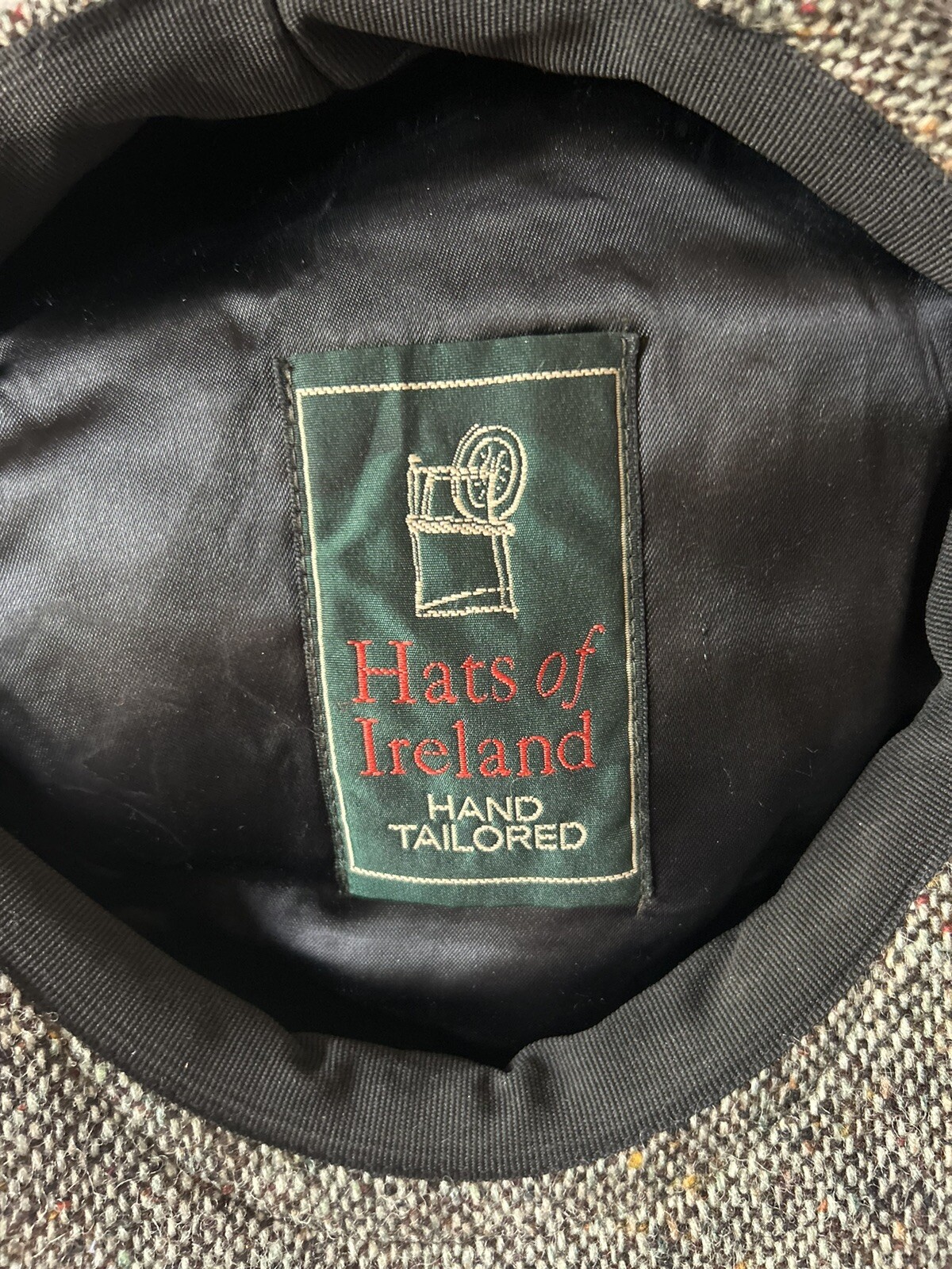 Castlebar Hats of Ireland Wool Brown Tweed Cabbie Newsboy Hat Size L | eBay