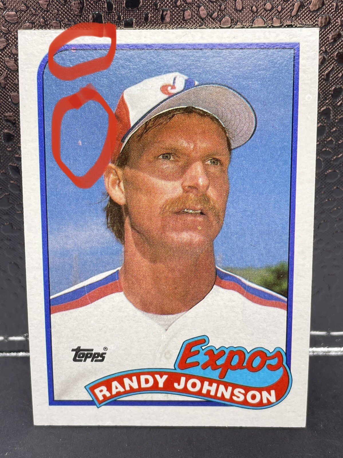 Rare Error 1989 Topps Randy Johnson Rookie #647 Montreal Expos RC NM-MT ...
