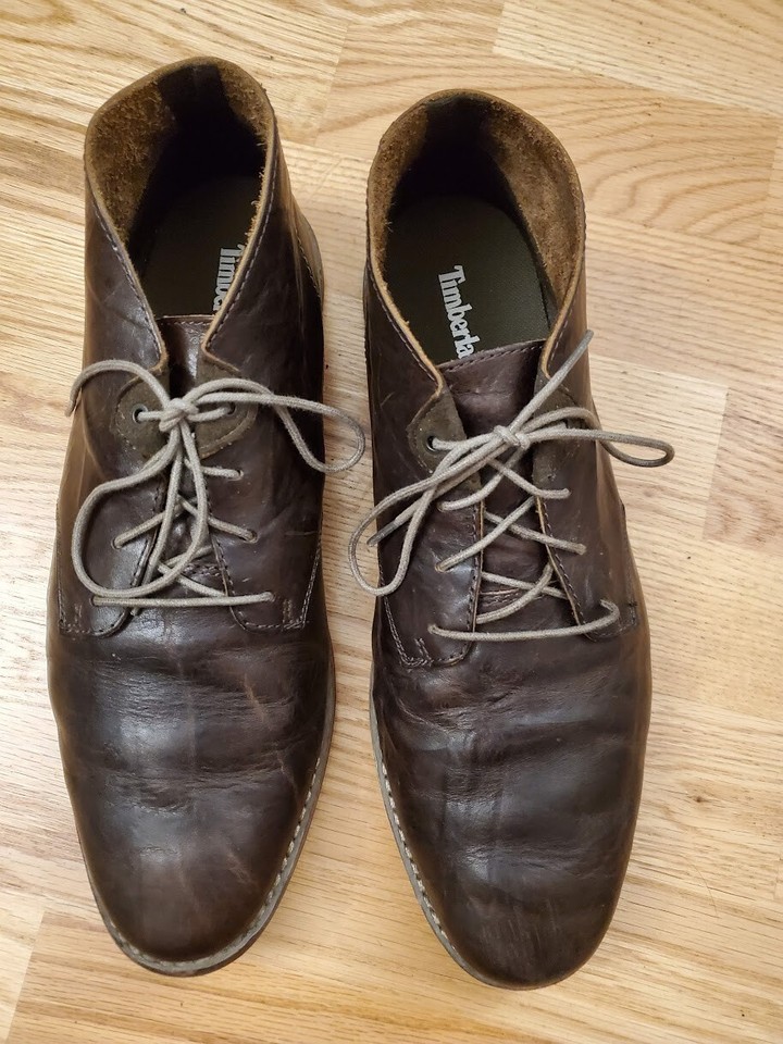 Timberland Revenia Brown Leather Chukka (Desert Boot) Mens Sz 10 | eBay