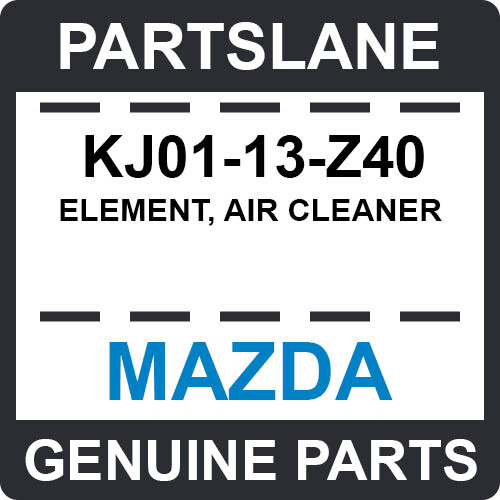 KJ01-13-Z40 Mazda OEM Genuine ELEMENT, AIR CLEANER | eBay