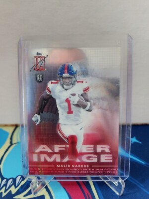 2024 Topps Signature Class After Image Malik Nabers RC | eBay