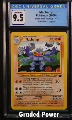 Promo Machamp Black Star Promo CGC 9.5 (0258) #43 Pokemon | eBay
