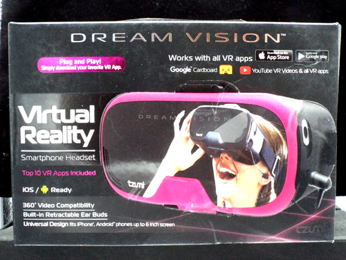 Tzumi Dream Vision Virtual Reality Smartphone Headset, Universal Design ...
