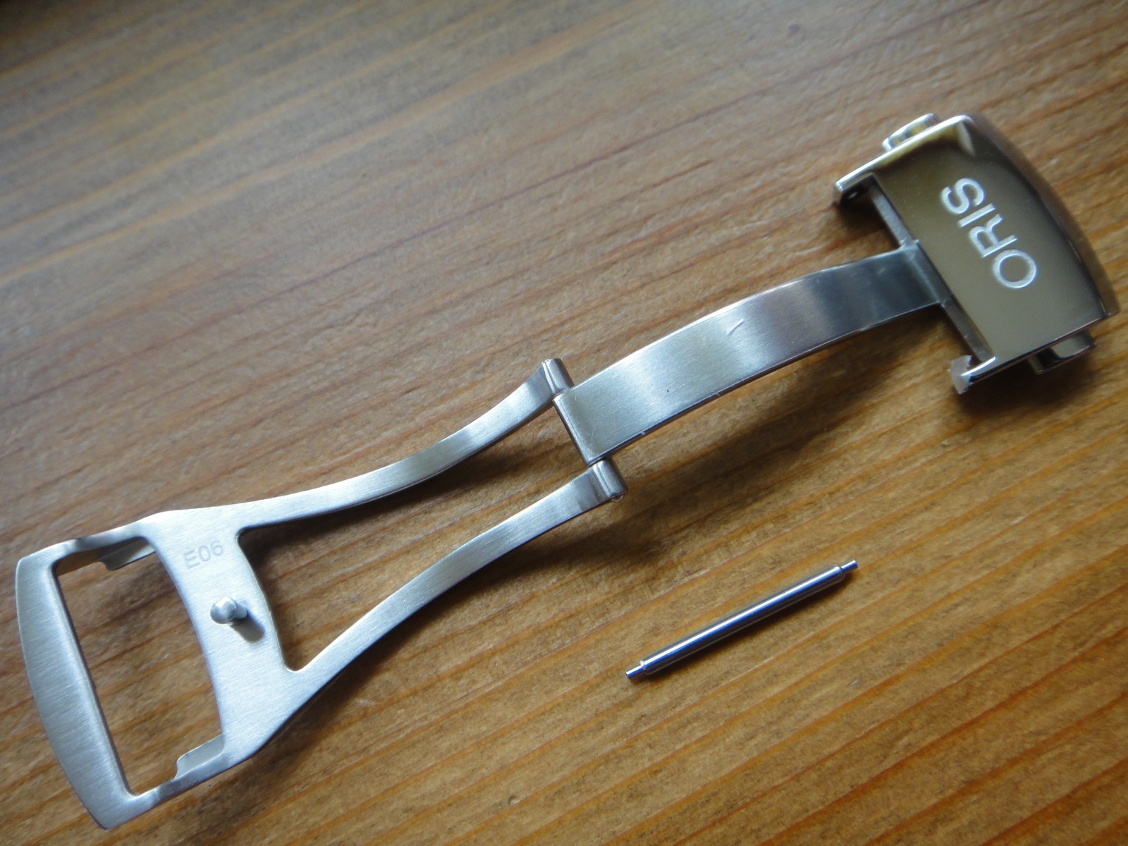 ORIS Artelier s/ steel Deployant Buckle clasp 18mm 07321840 for leather ...