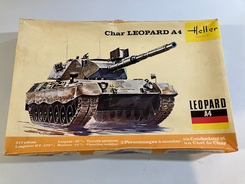 Heller 1/35 Char Leopard A4 kit #823 issue date 1975 | eBay