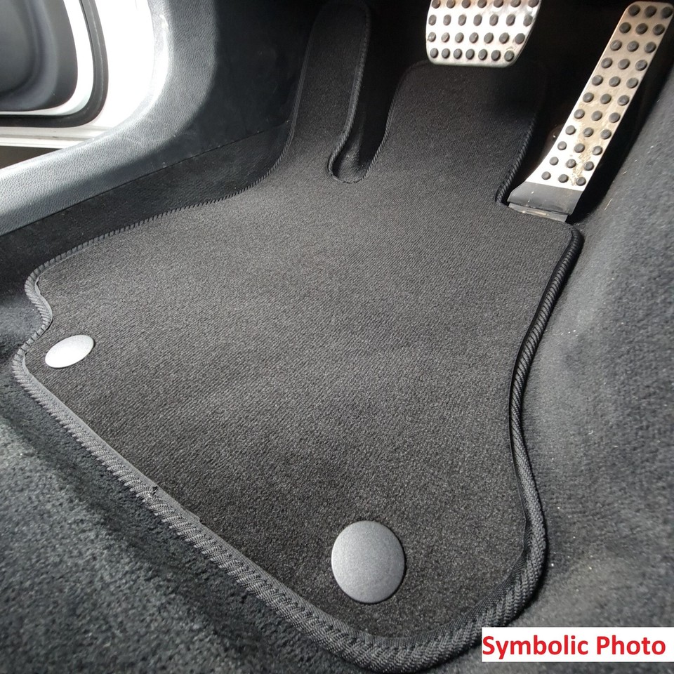 Car Floor Mats For Toyota RAV 4 Velour Waterproof Black Rugs Carpet ...