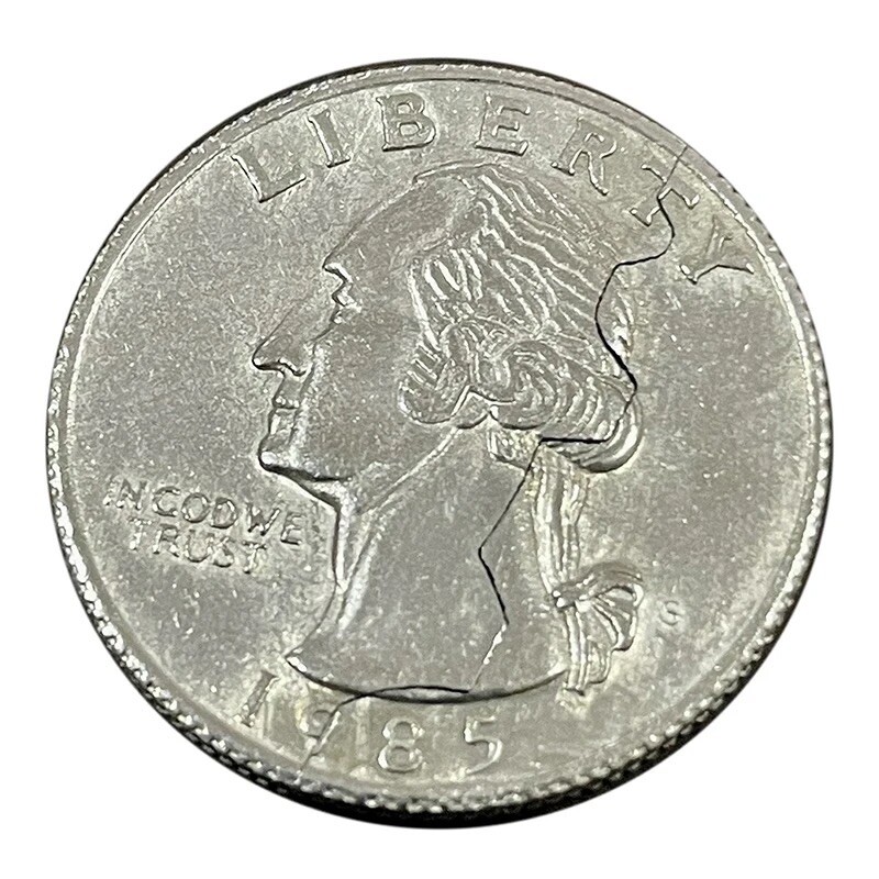 Folding Coin Bite Out Quarter Coin Bite Magic Trick - Novelty Free ...