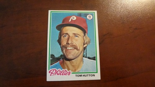 1978 TOPPS # 568 TOM HUTTON BASEBALL CARD | eBay