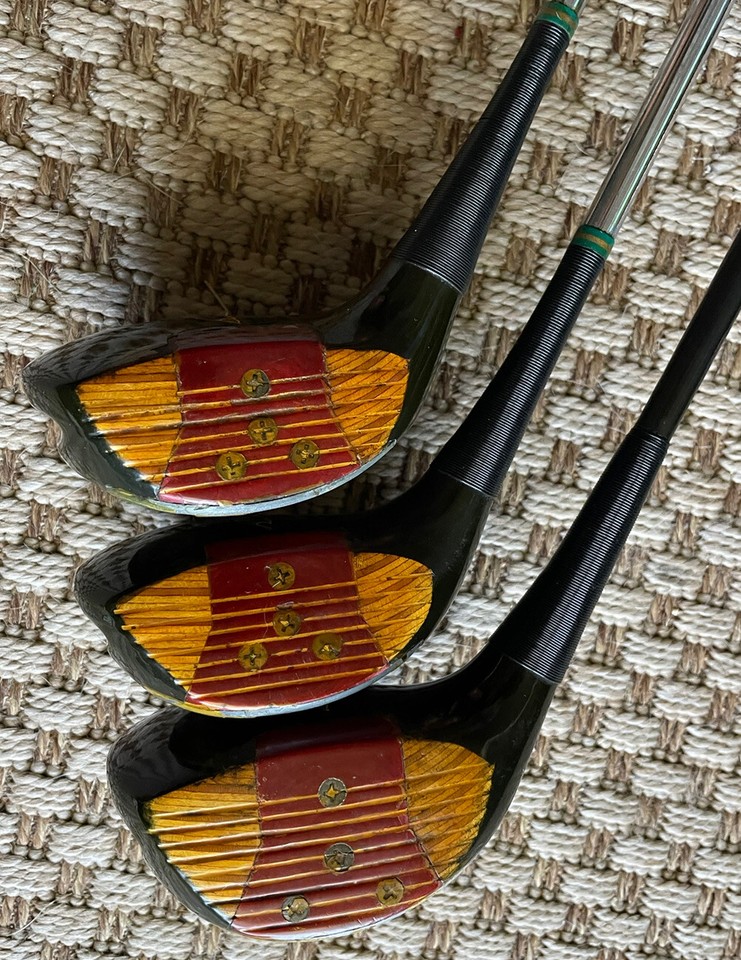 Vtg 1970’s Ben Hogan "Speed Slot" RH Dura-ply 1,3 & 4 Woods APEX Steel ...