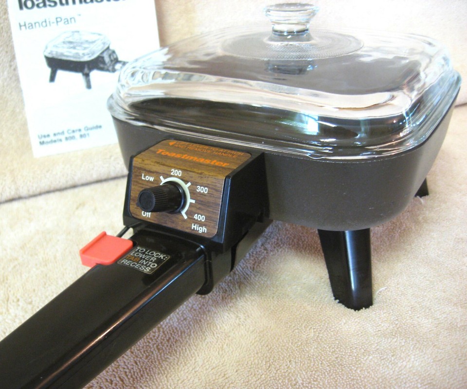 Toastmaster Handi-Pan 7" Electric Skillet Fryer or Slow Cooker Dorm ...