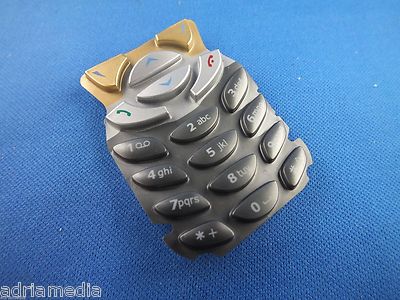 Original Nokia 6310i Keypad Cover JETBLACK NEU 6310 Silb. Tastatur ...