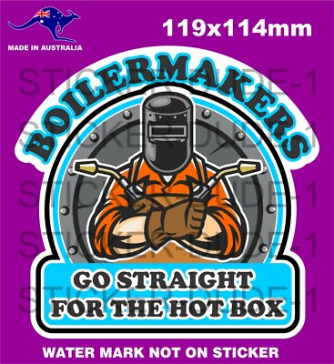 FUNNY BOILERMAKER STICKER FOR WELDER TOOLBOX BEER FRIDGE MANCAVE 4x4 ...