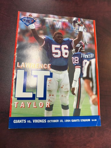 October 10 1994 Game Day Magazine Featuring LT | eBay