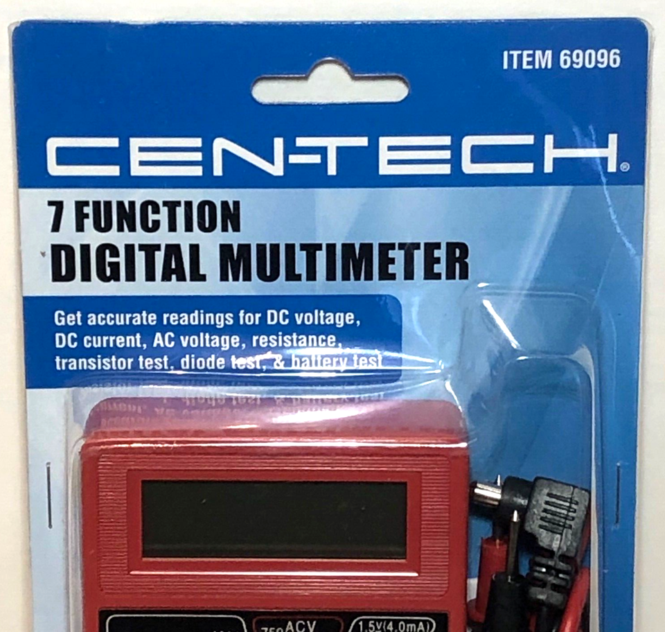 CEN-TECH 7 Function Digital Multimeter | eBay