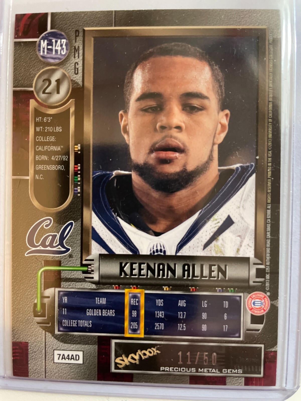 2013 Fleer Retro - 1997-98 Metal Universe Extended Keenan Allen #M-143 ...