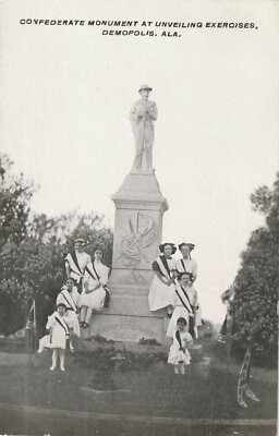 Confederate Monument at Unveiling Exercises, Demopolis, Alabama, 1912 ...