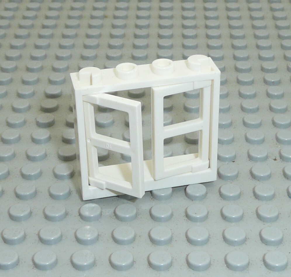LEGO part 60594 WHITE Window 1x4x3 with WHITE Panes 60608 | eBay