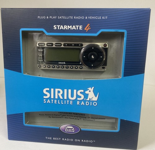 Sirius Starmate 4 Satellite Radio Reviever & Car Kit | eBay