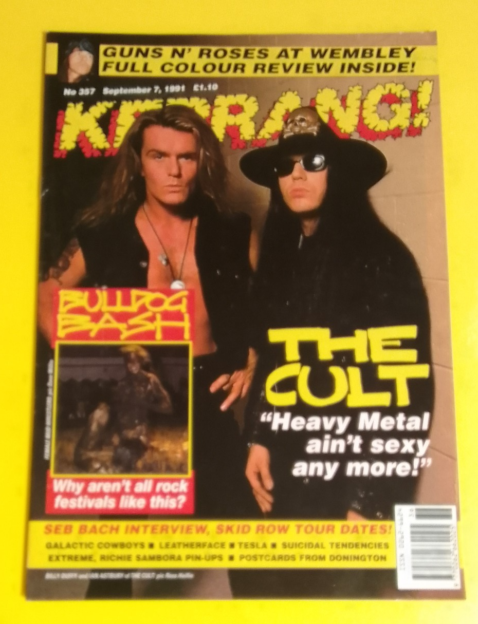 Kerrang! Magazine No.357 - September 7 1991 - The Cult, Guns N' Roses ...