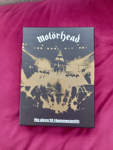 MOTORHEAD " NO SLEEP 'TIL HAMMERSMITH " TOUR 81 " DELUXE 4 CD BOX SET ...
