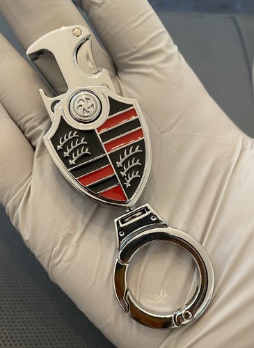 Porsche Logo Crest Badge Keychain All Metal NEW | eBay