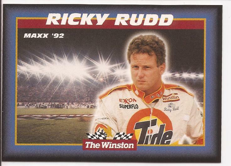 Ricky Rudd 1992 Maxx The Winston #4 | eBay