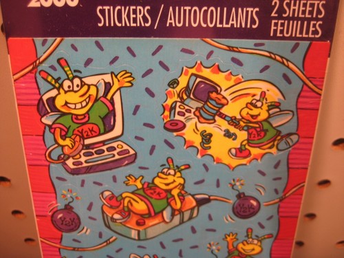 Y2K Bug Celebrate 2000 Millennium Stickers 2 Sheets American Greetings ...