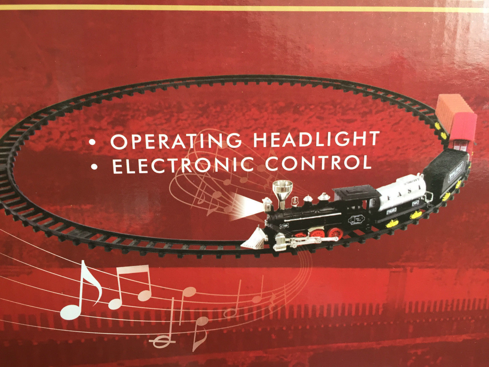 Deluxe Electronic 15pc Steam Train Track Set Toy With 4 Trains Sounds ...