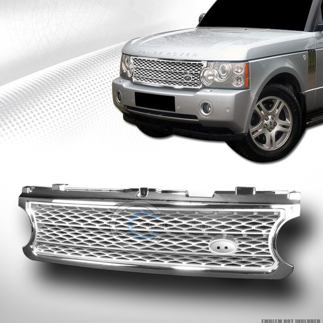 Fit 06-09 Land Range Rover Hse Chrome Front Replacement Black Square ...
