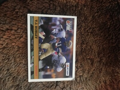 T.J Rubley Tulsa Courtside Draft Pix College football card | eBay