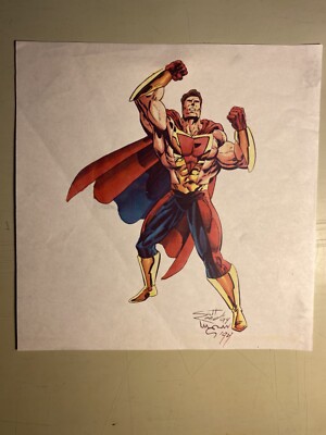 MALIBU COMICS ULTRAVERSE ORIGINAL ART CHARACTER DRAWING! PRIME BY SCOTT ...