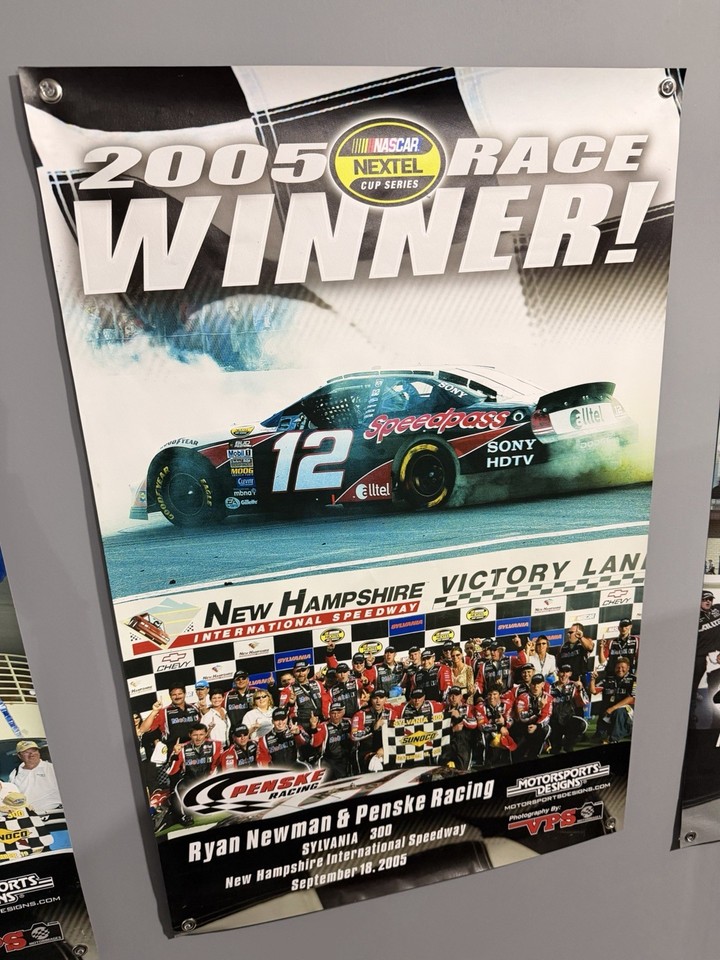 Ryan Newman 8 Win Banner Set 2004/2005 NASCAR Penske Racing | eBay