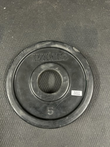 Ivanko Rubber Olympic Plate 5lb | eBay