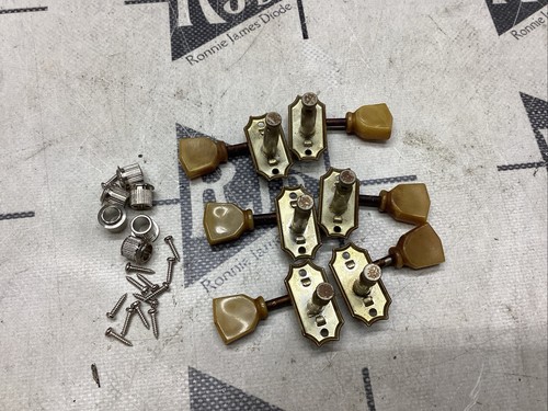 Gibson Deluxe Tuners Tuning Keys Pegs Heads Tulip Button 3 Per Side ...