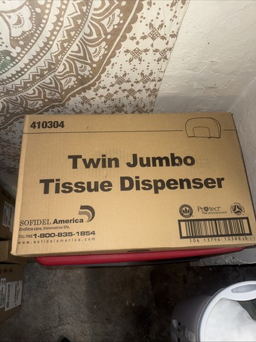 SOFIDEL America 9" Twin Jumbo Tissue Dispenser JT209-05 Brand New ...