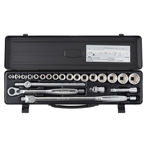 TONE Socket Wrench Set CX3172BK ( 24 pcs, 3/8" Drive, Black ) | eBay