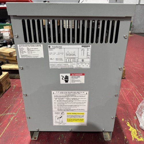 GE 3 Phase Dry Type Transformer 15 KVA 480 D-208Y/120 Nema 1 | eBay