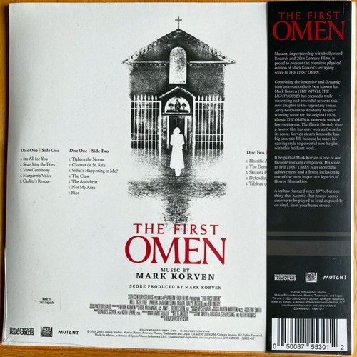 Mark Korven - The First Omen (Original Motion Picture Soundtrack) (2xLP ...