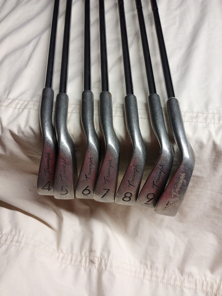 Triumph Pro-Masters Forged Blade 4-P Irons Steel Shaft Ladies Flex Lot ...