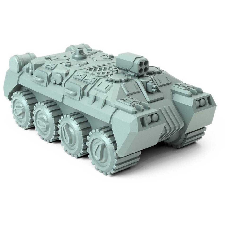 Battletech Miniature Heavy APC Wheeled Mechwarrior CGL Scale | eBay