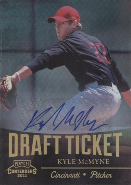 2011 Playoff Contenders - Draft Tickets Signatures #DT91 Kyle McMyne ...