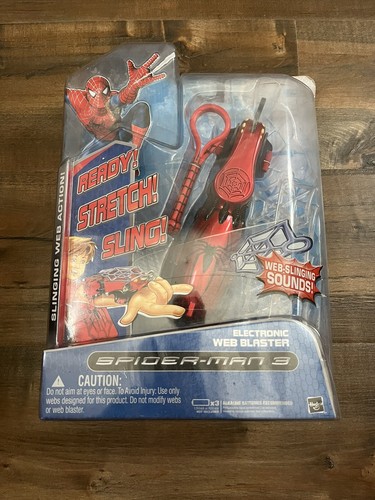 SPIDER-MAN 3 Electronic Web Blaster w/ Web Slinging blasting sounds ...